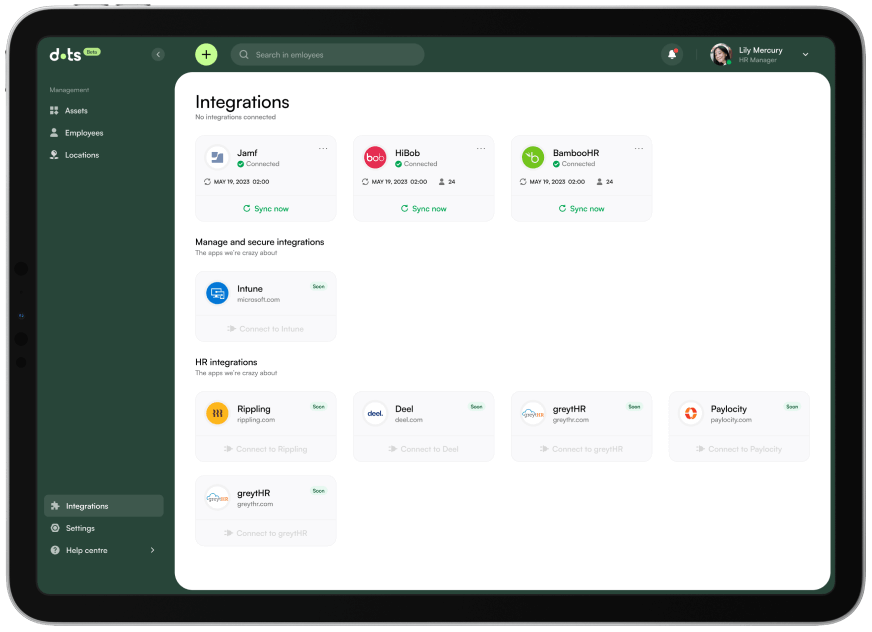 Dots' warehousing and storage solutions for ITAM & IT inventory management
